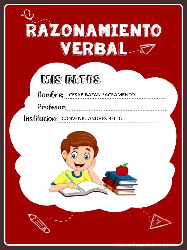 Caratula Raz Verbal | PDF