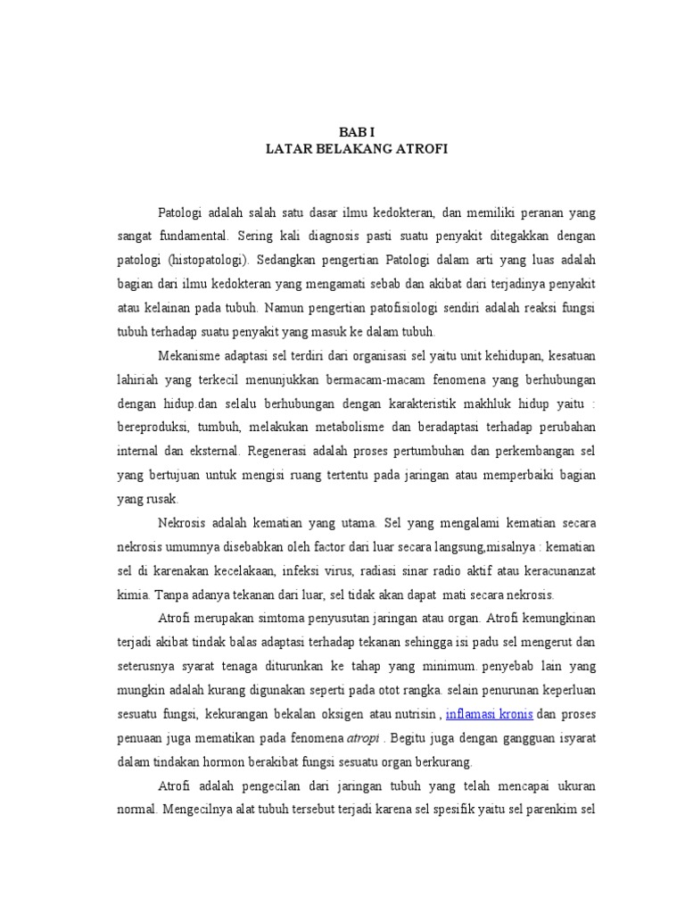 Patologi QIa Atrofi | PDF