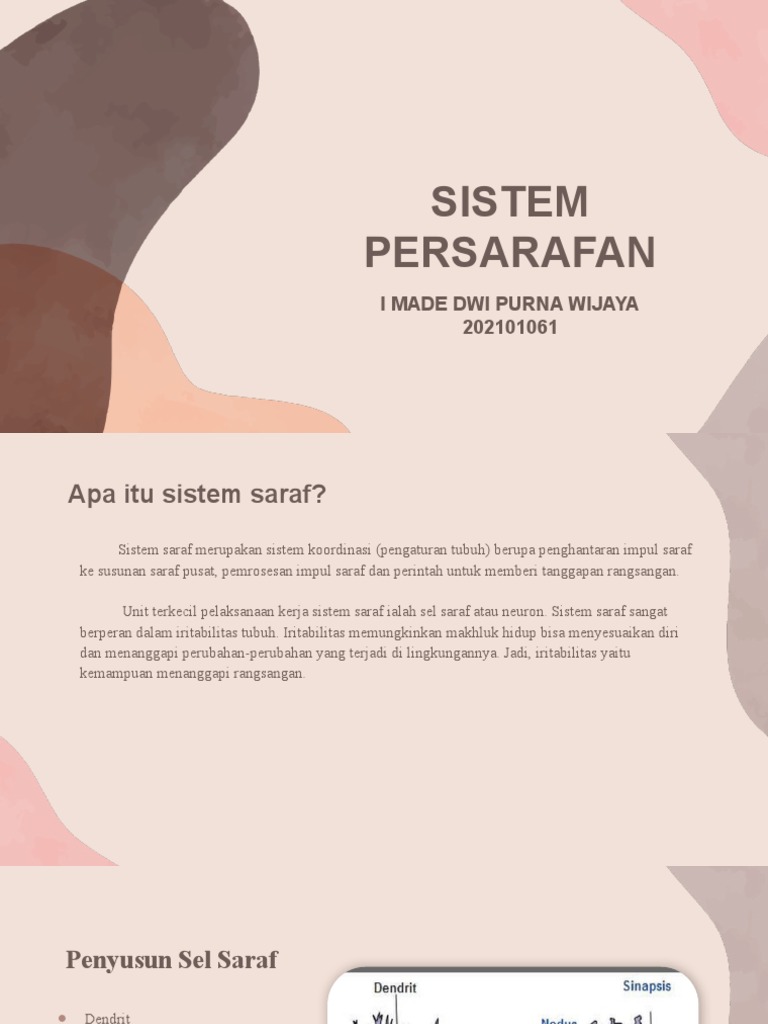 Sistem Persarafan - I Made Dwi Purna Wijaya | PDF