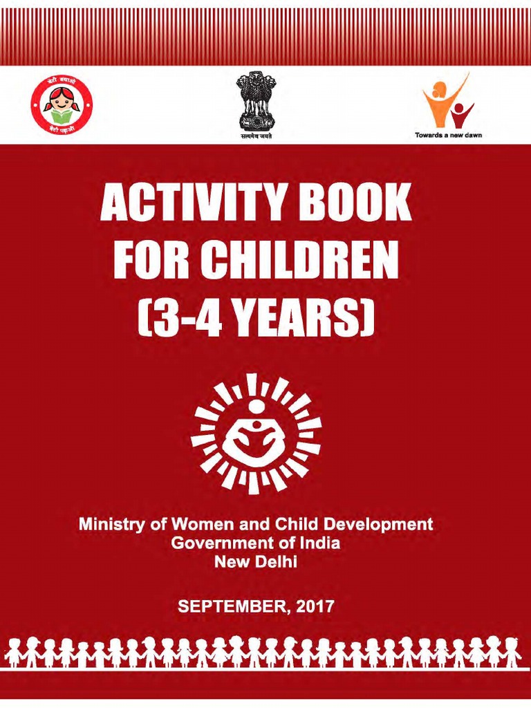 Activity Book For 3-4 Years Children | PDF | Learning | Child Development