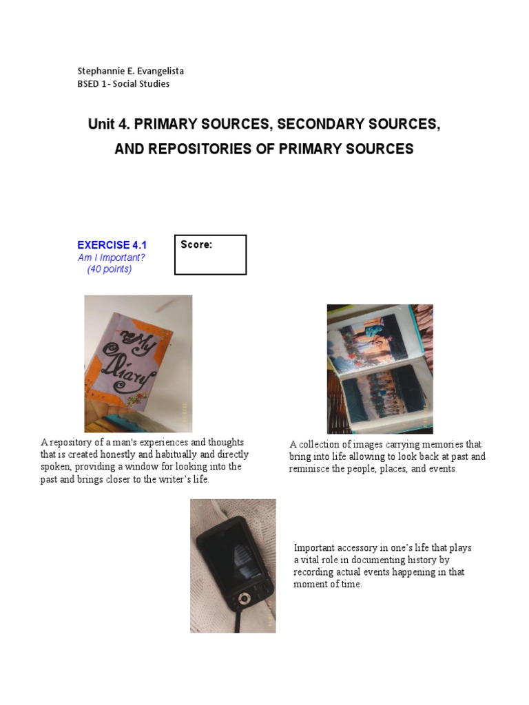 Primary and Secondary Sources Explained | PDF | Primary Sources