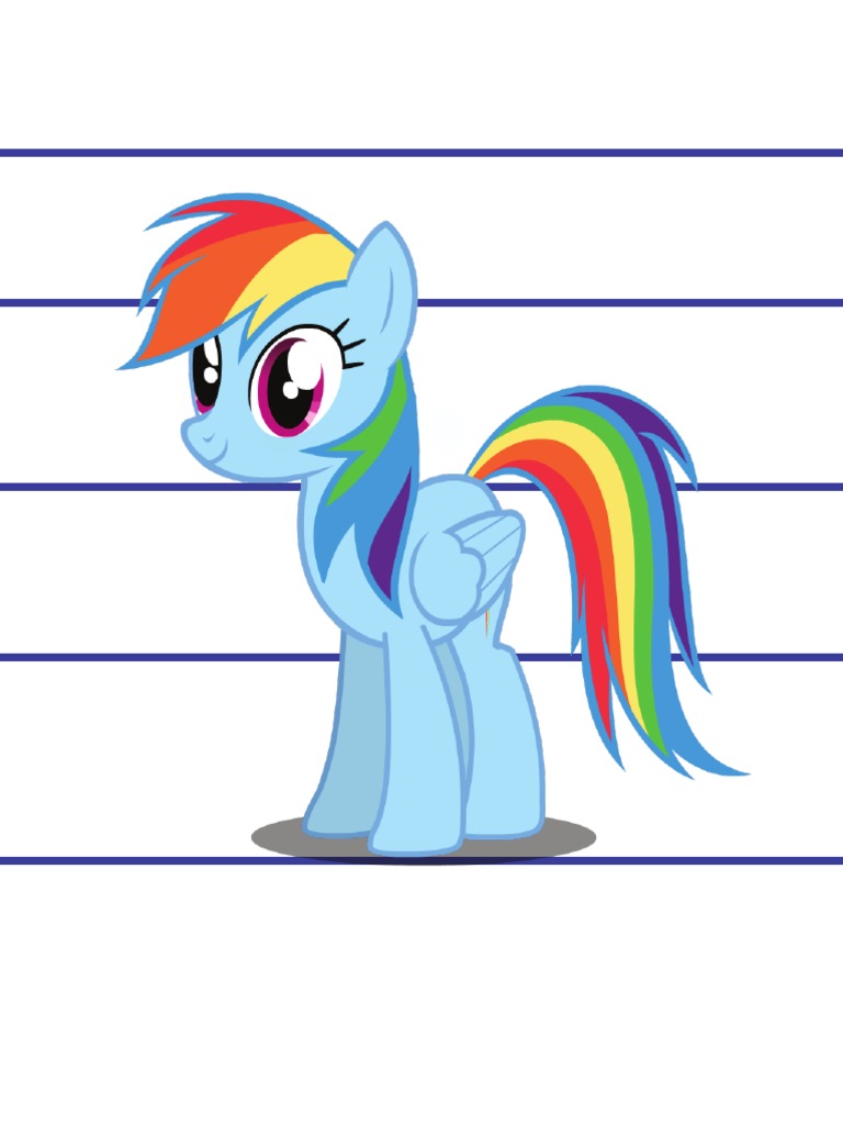 Rainbow Dash 3q | PDF