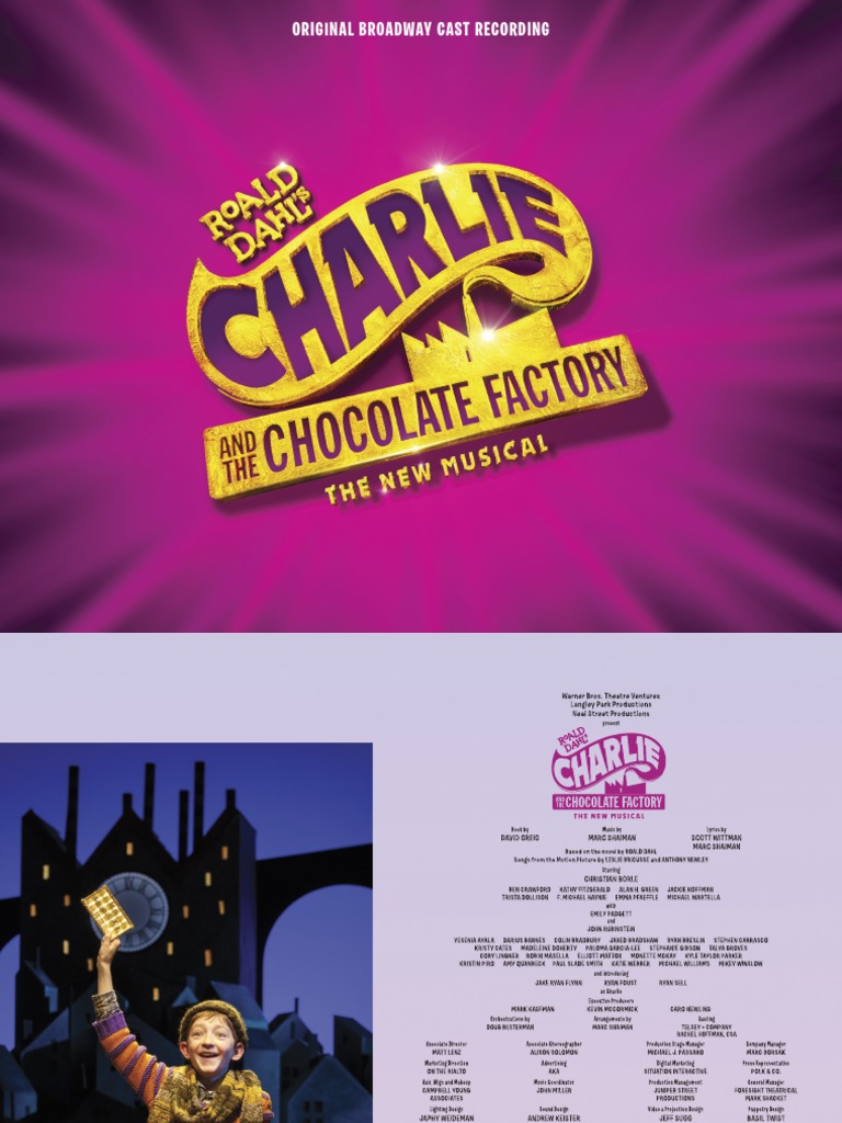 Digital Booklet - Charlie and The Chocolate Factory (Original Broadway ...