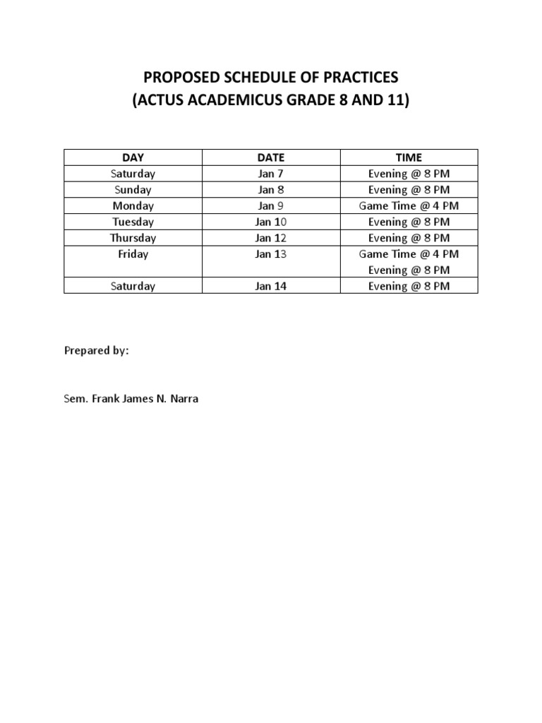 Actus Academicus Schedule 2023 | PDF