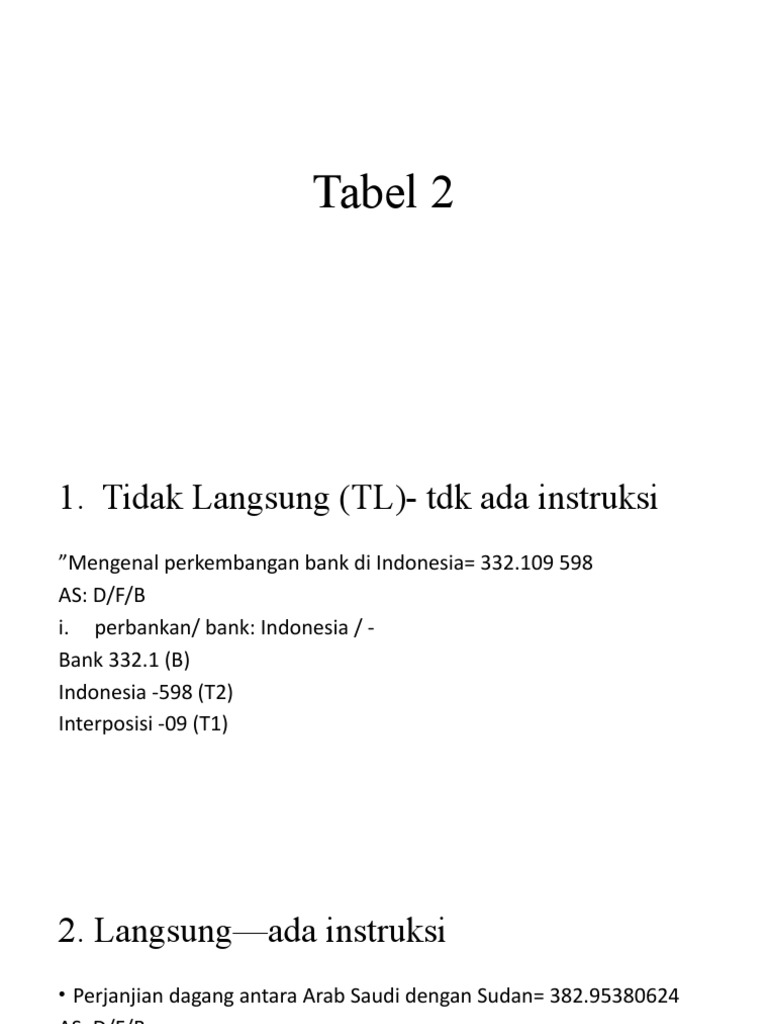 Pembahasan Tabel 2 | PDF