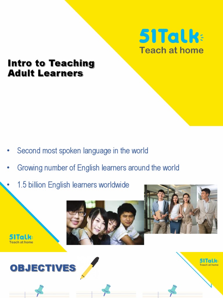 Intro To Teaching Adults Learners (Module) | PDF | English As A Second ...