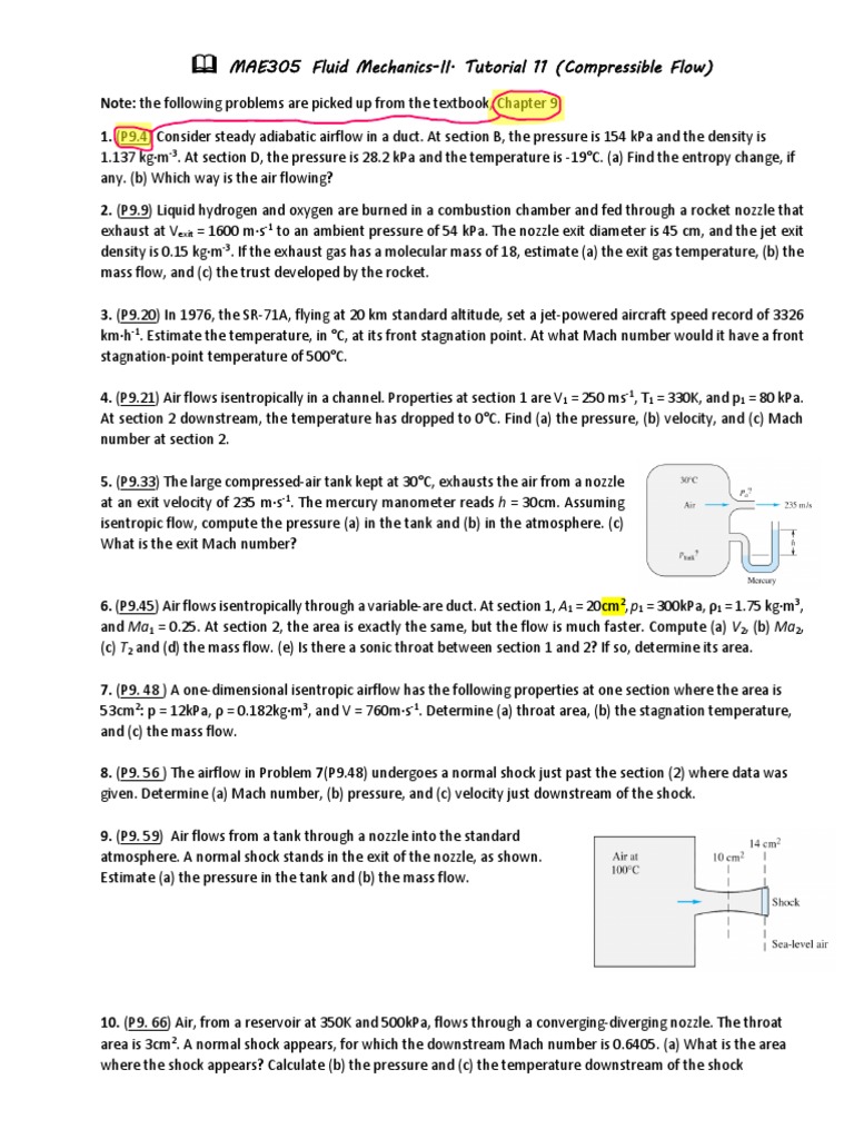 Fluid Mechanics | PDF | Fluid Dynamics | Mach Number