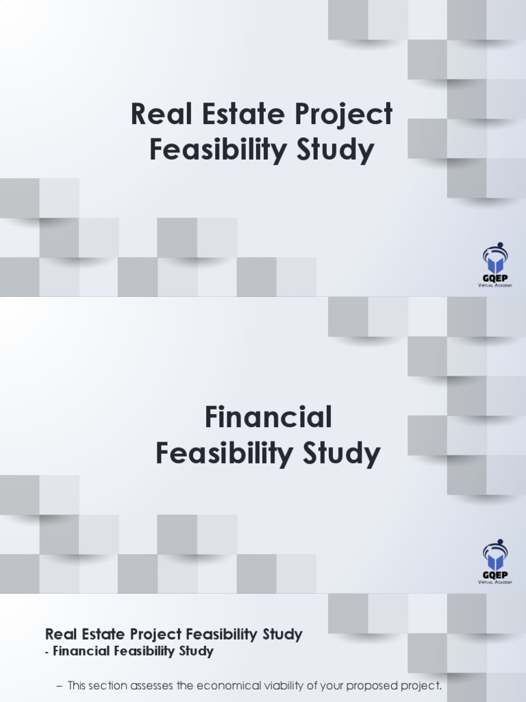 Real Estate Project Feasibility Study | PDF | Internal Rate Of Return ...