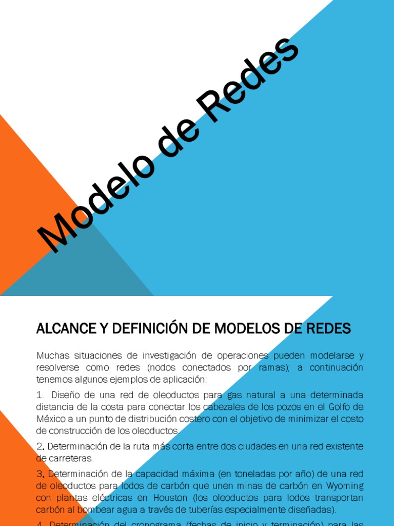 Modelo de Redes | PDF | Matemáticas