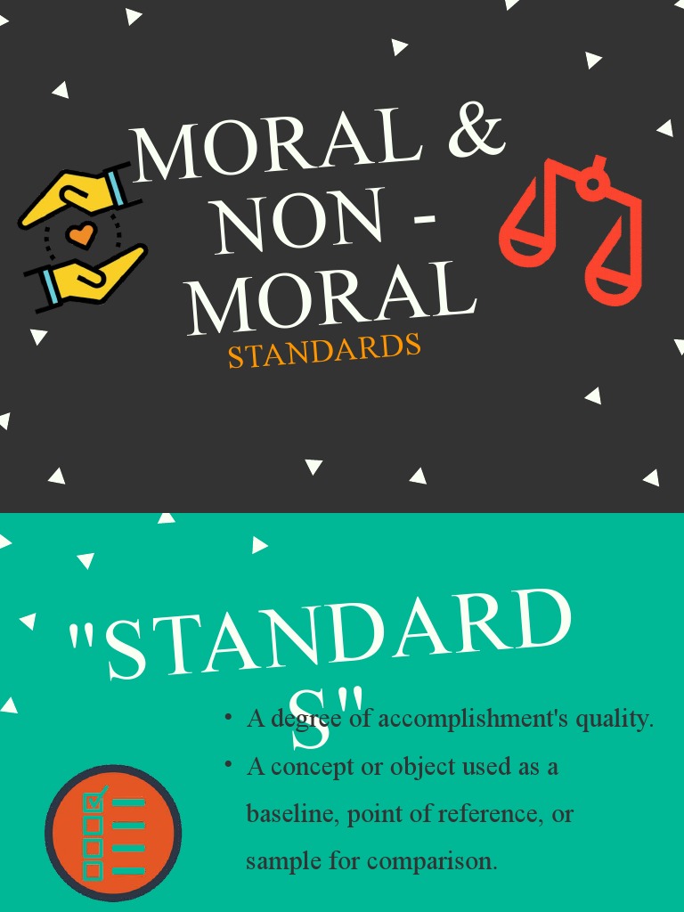 Understanding Moral vs Non-Moral Standards | PDF | Morality | Etiquette