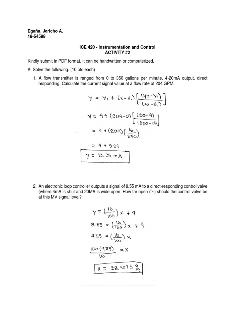 Analysis of Instrumentation and Control Problems Involving Thermocouples, Transmitters, and the ...