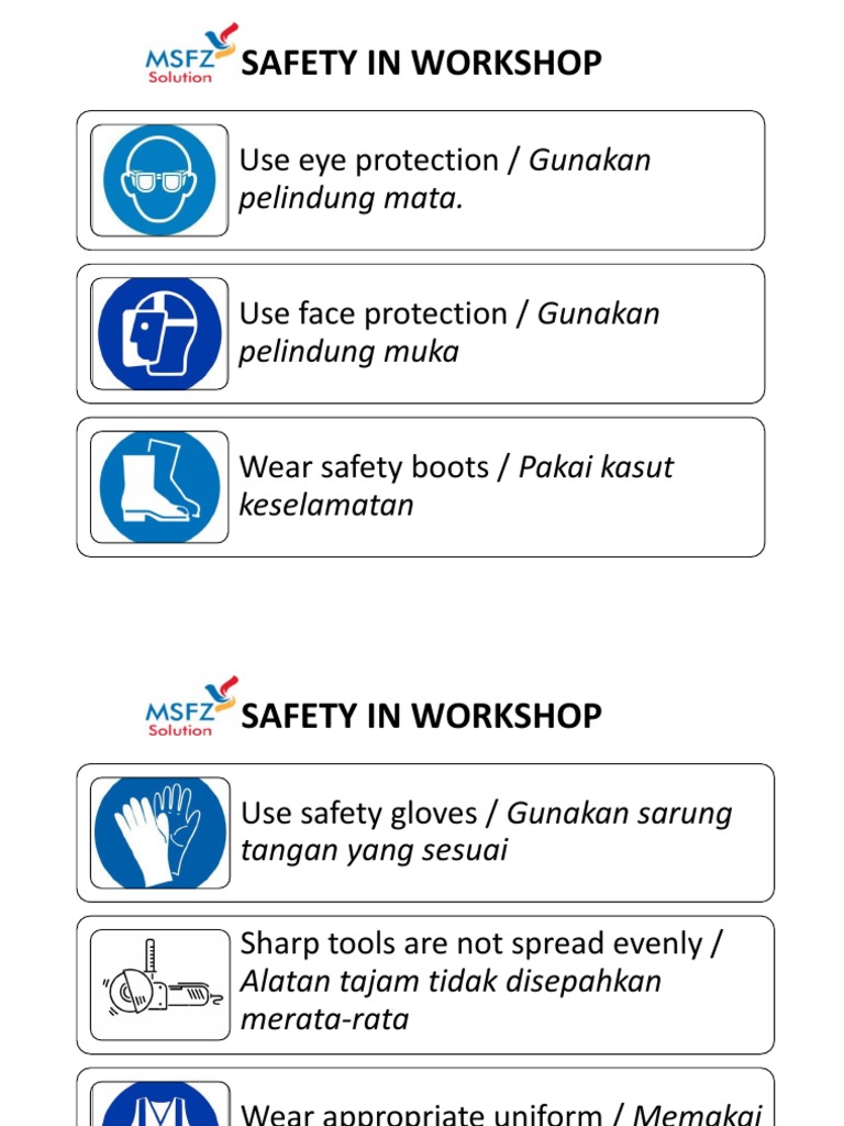 Safety Workshop | PDF