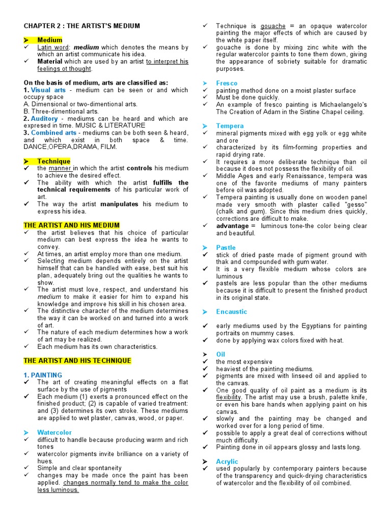 Fresco: Visual Arts | PDF | Paintings | Acrylic Paint