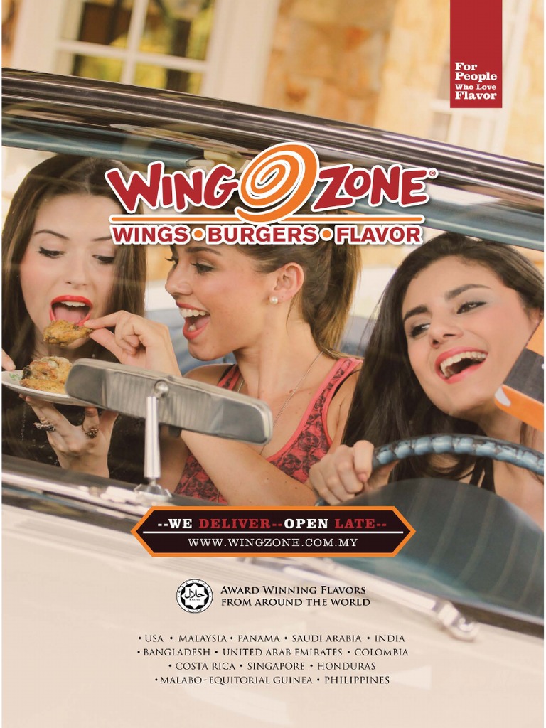Wing Zone Menu 2020 | PDF