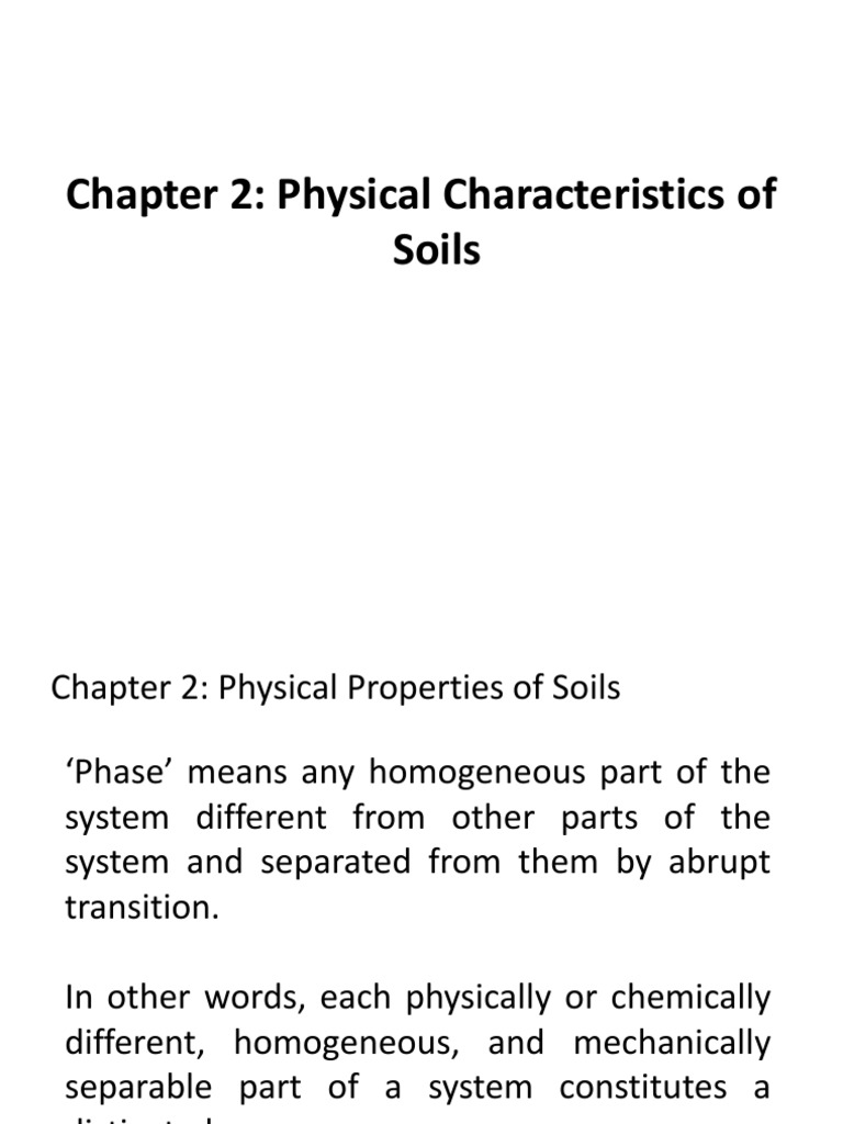 Chapter 2-Soil 1 | PDF | Soil | Natural Materials