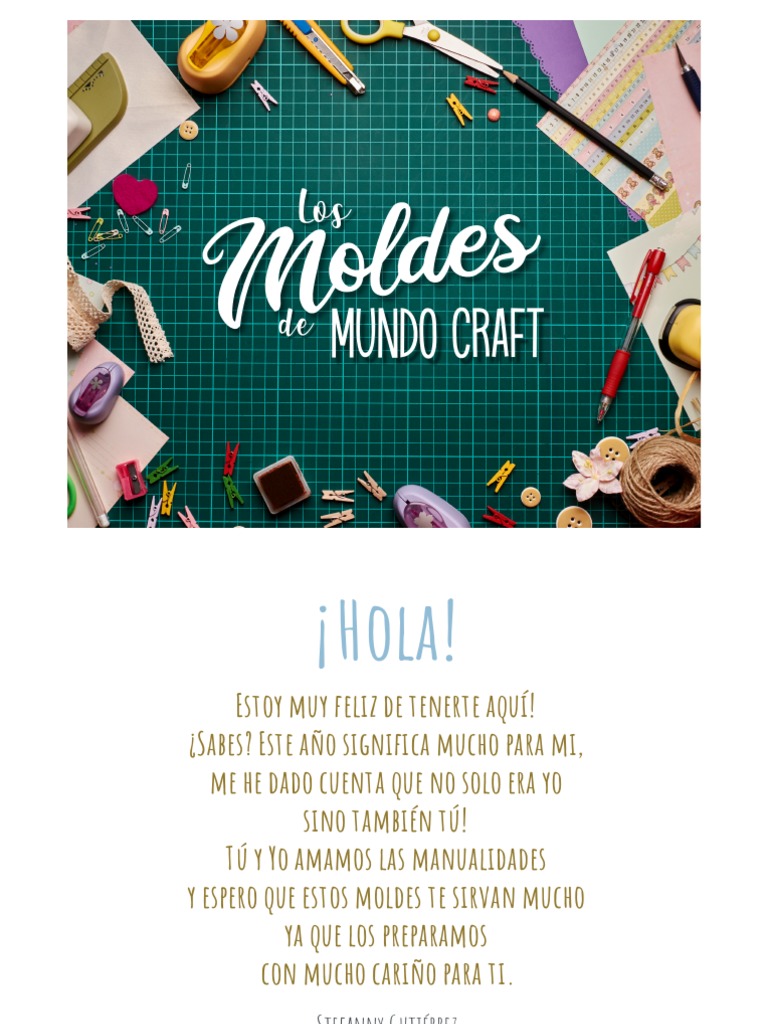 Moldes: Mundo Craft | PDF