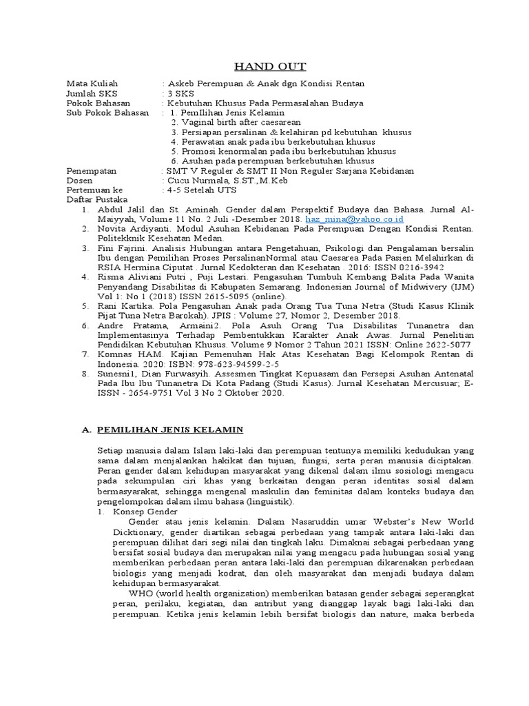 (4-5) Hand Out | PDF