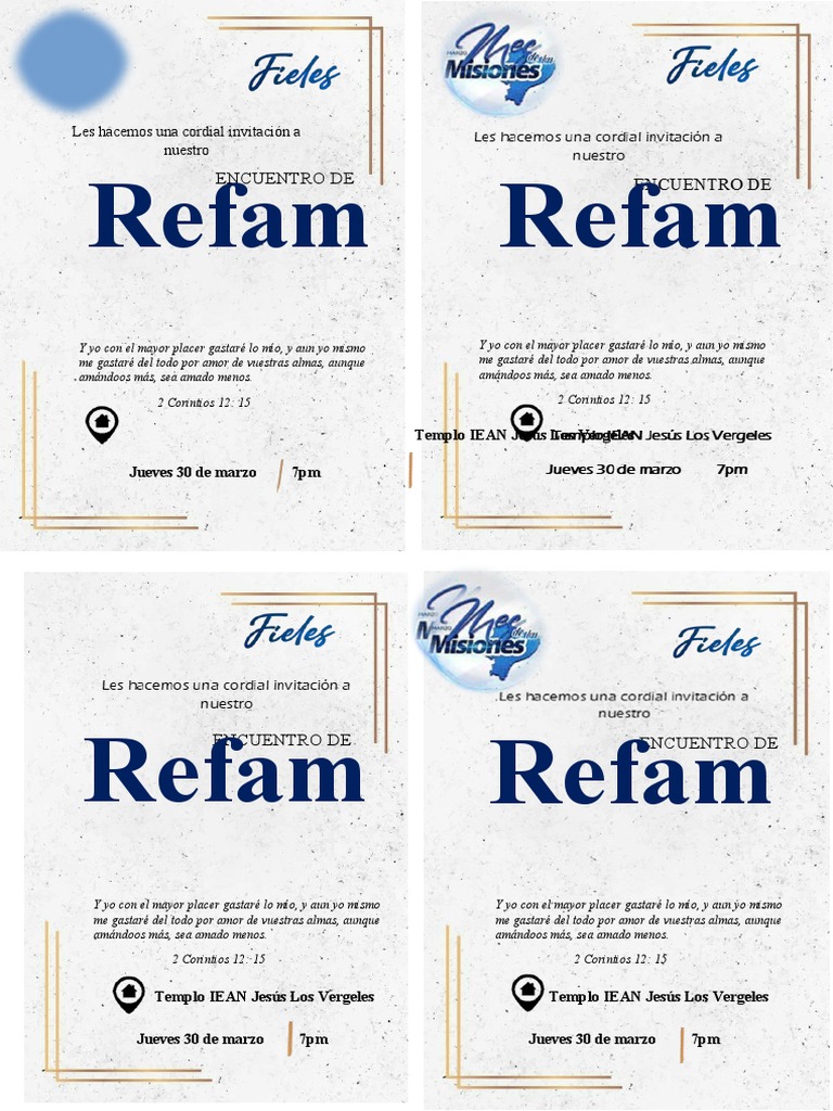 Refam Refam: Encuentro de | PDF