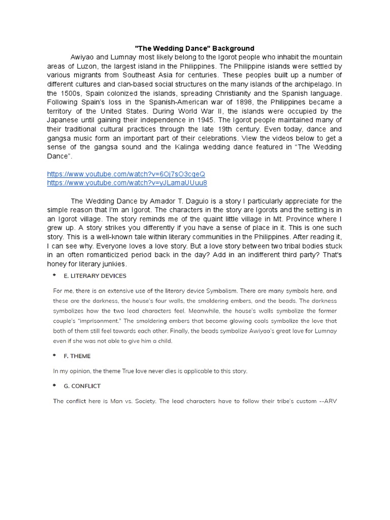 The Wedding Dance | PDF | Marriage