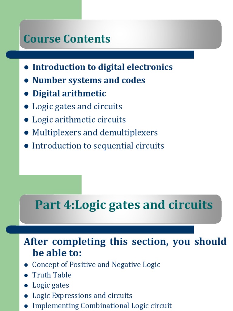 Lecture 5 Logic Gates And Ciruits Download Free Pdf Logic Gate