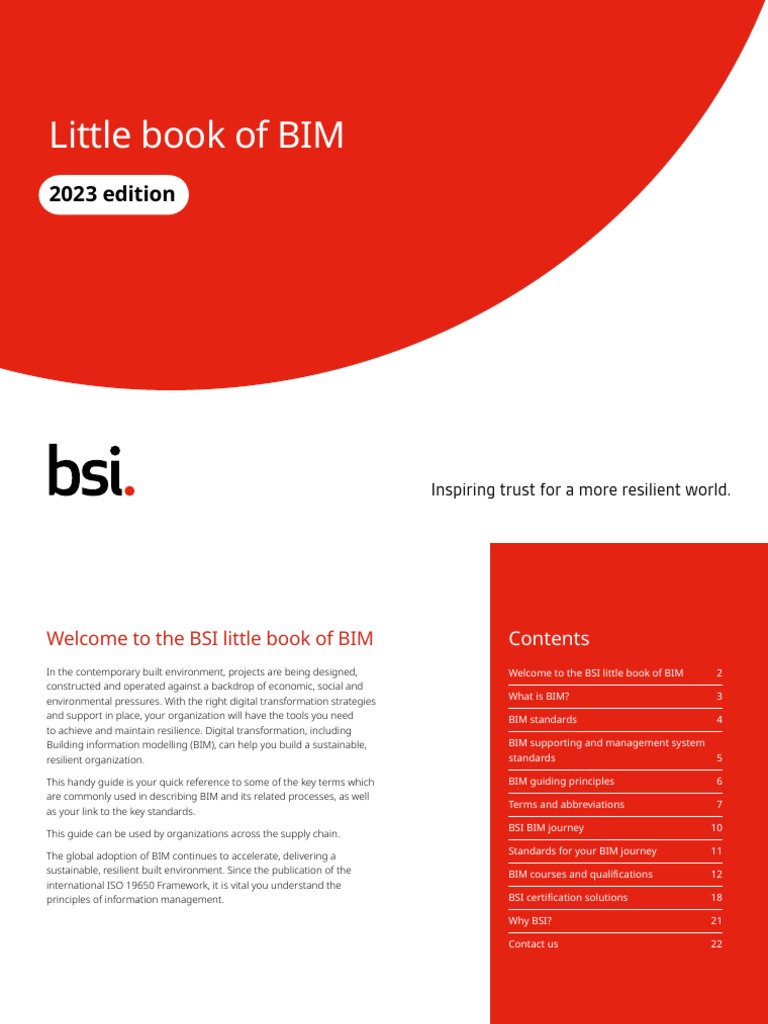 Little Book of BIM: 2023 Edition | PDF | Building Information Modeling ...