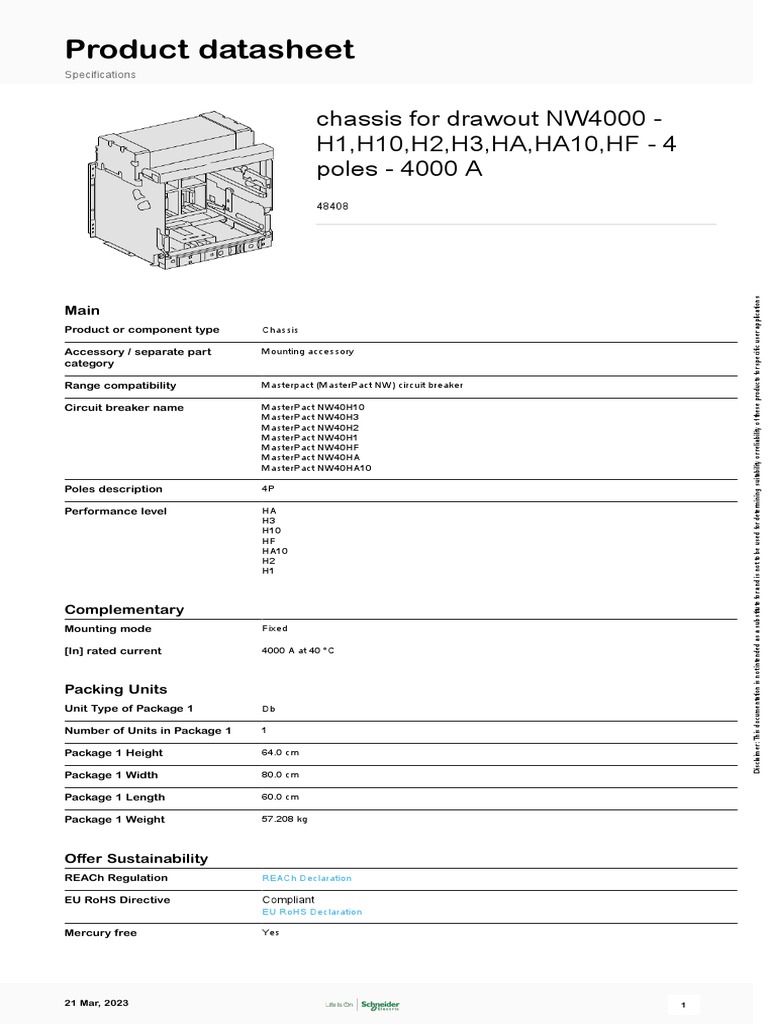 MasterPact NW - 48408 | PDF