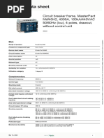 Product Data Sheet: Circuit Breaker Masterpact NT10H2 - 1000 A - 3 ...