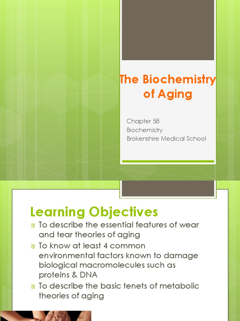 5 Biochemistry of Aging | PDF | Reactive Oxygen Species | Senescence