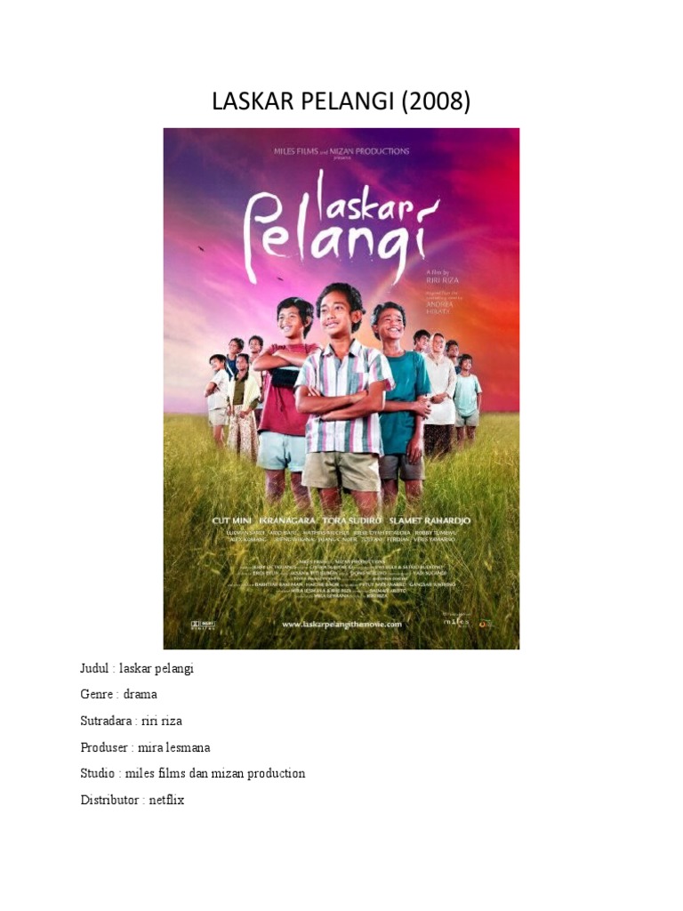 Referensi Film Laskar Pelangi (Bahasa Sunda) | PDF