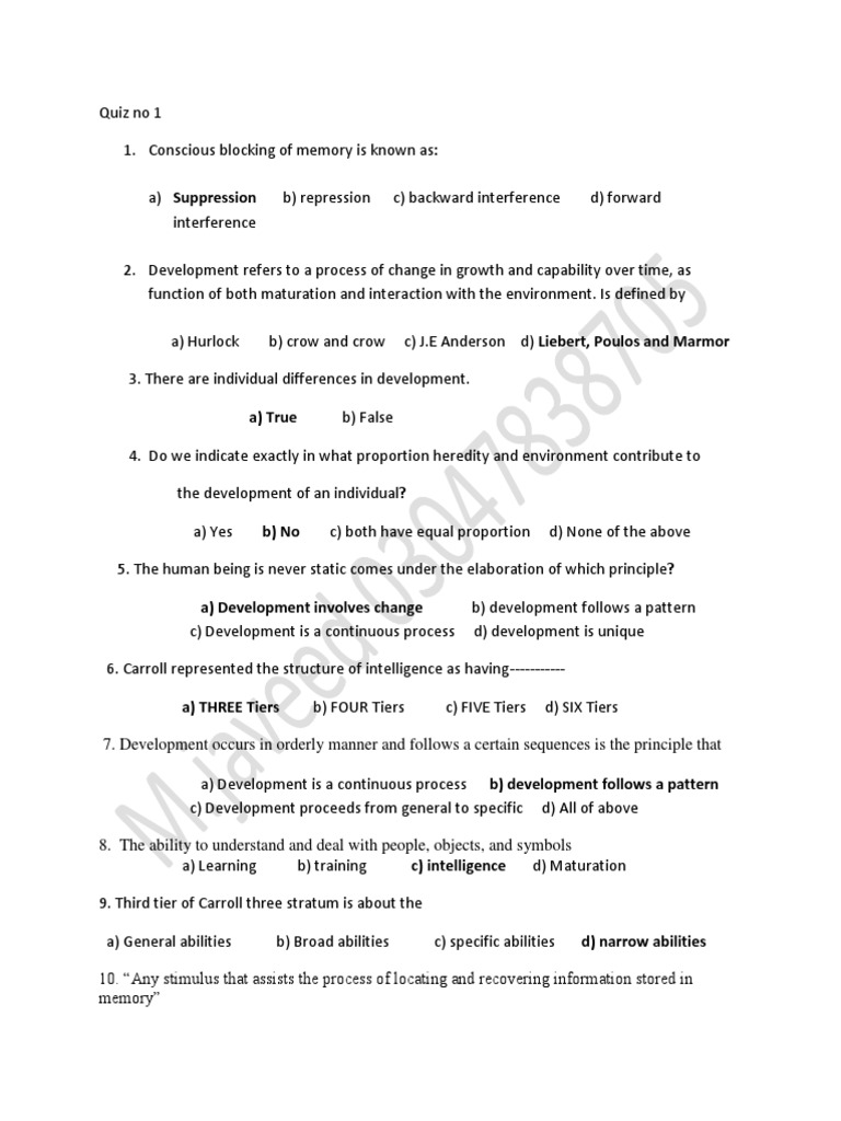 EDU 302 MCQ Final Term | PDF | Intelligence | Learning