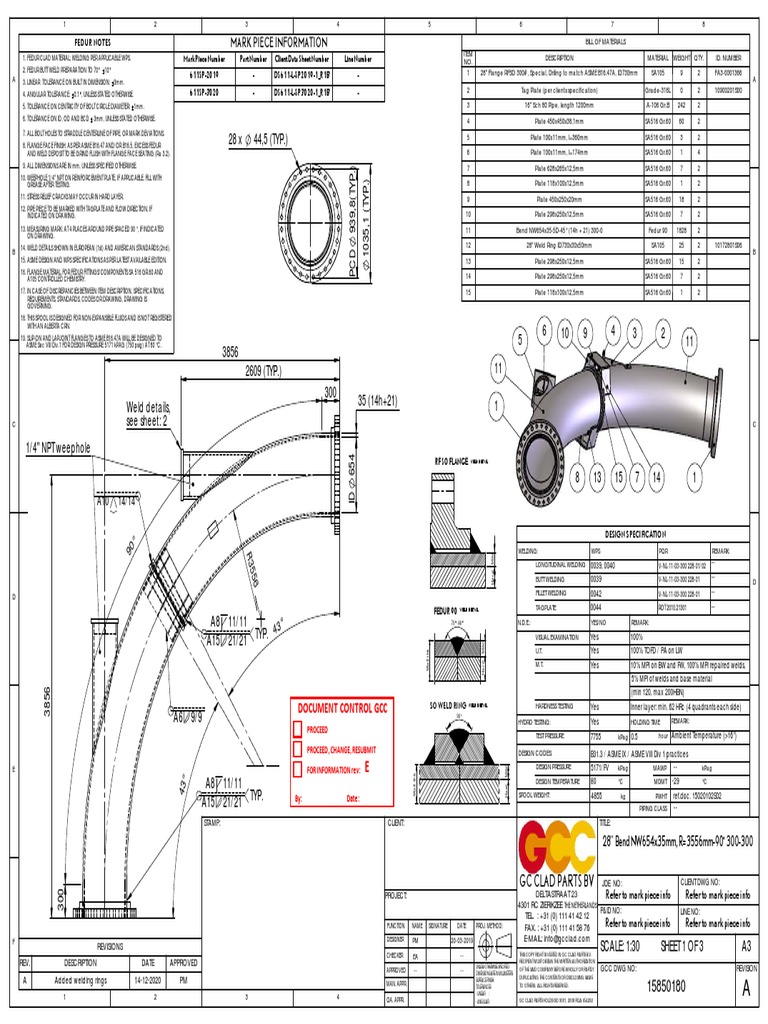 28 X 44,5 (TYP.) : Mark Piece Information | PDF | Mechanical ...