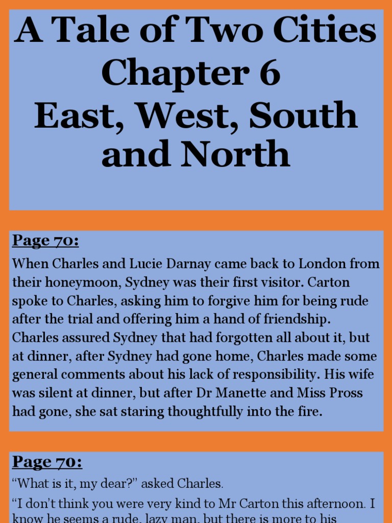 A Tale of 2 Cities Chapter 6 | PDF | A Tale Of Two Cities