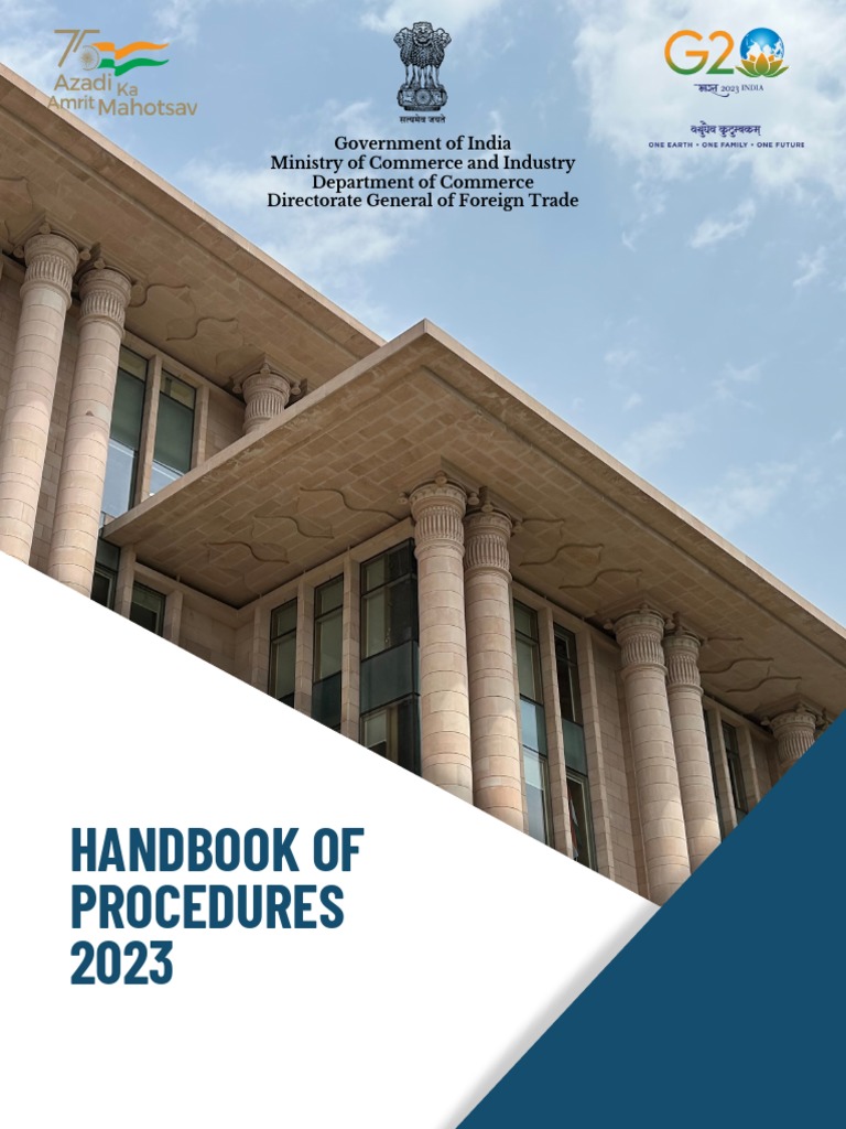 Handbook of Procedures 2023 | PDF | Customs | Business
