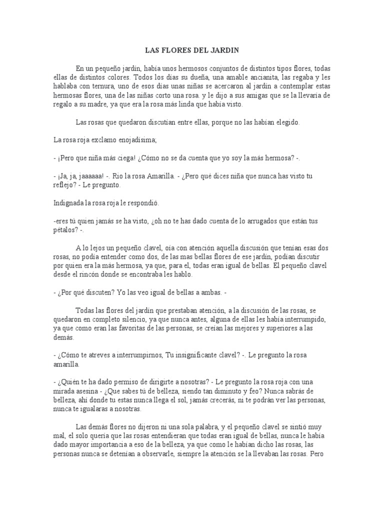 Las Flores Del Jardin | PDF | Arte | Poesía
