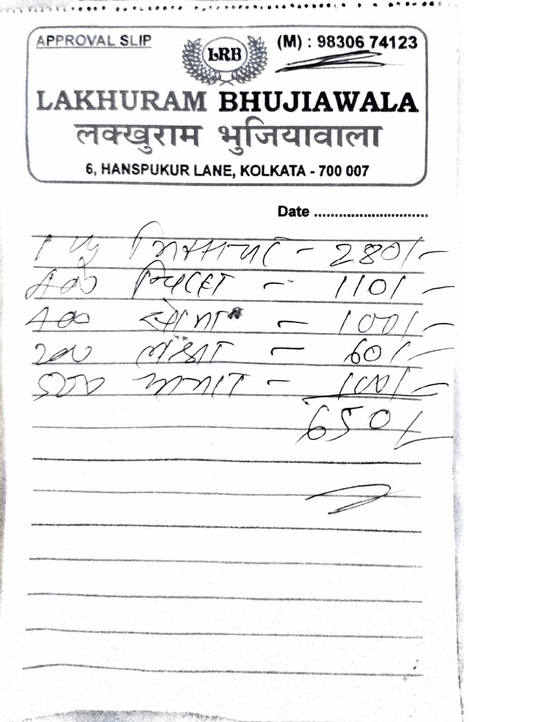 Sweets Bill | PDF | Government Of India | Taxation