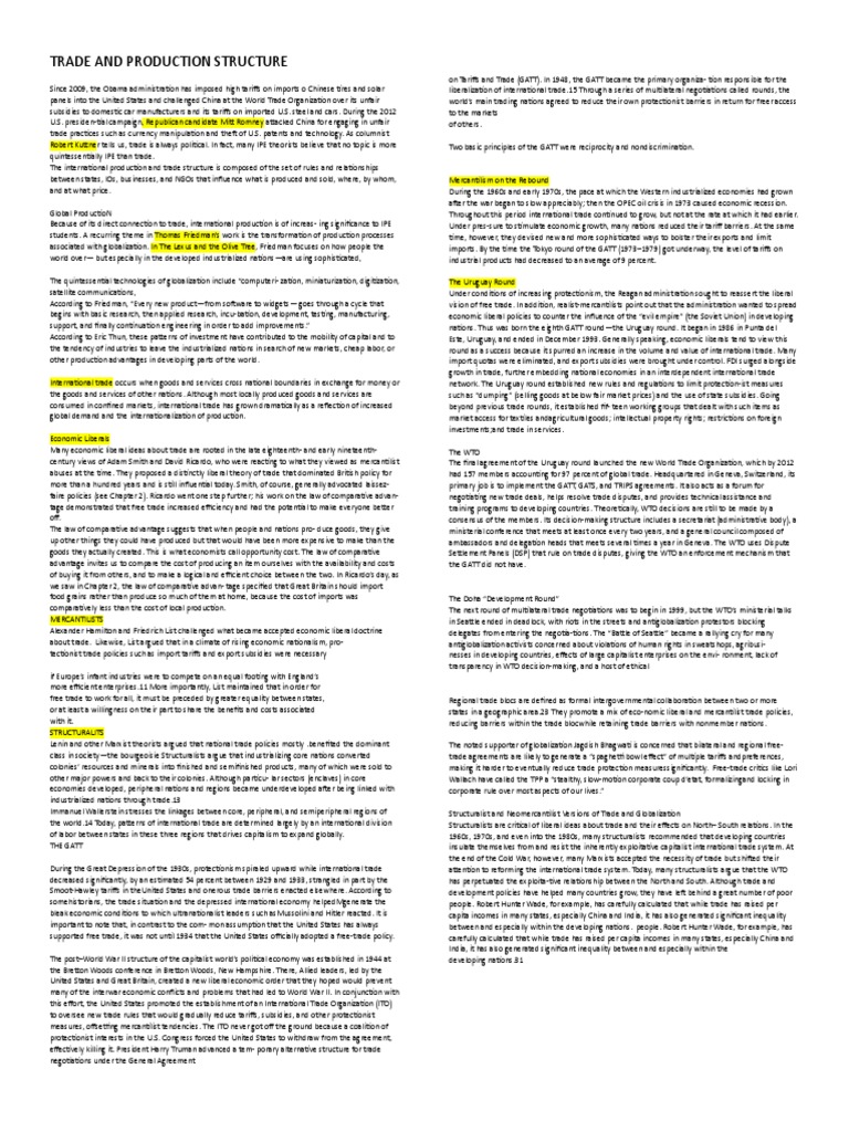 Review e Ripe Final | PDF | World Trade Organization | Uruguay Round