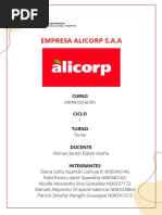 Información General sobre Alicorp SAA | PDF | Alimentos | Comida y bebida