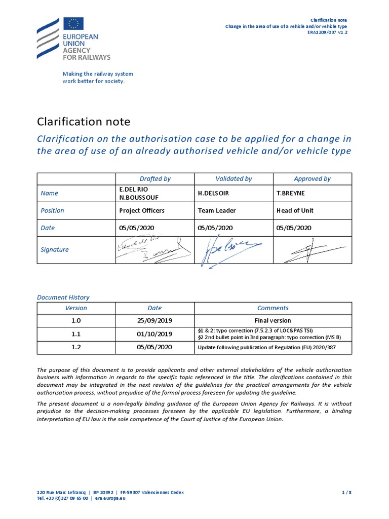 Vehicle Use Change Authorization Guide | PDF | European Union ...