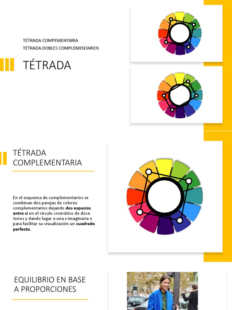 Tétrada Compementaria Tétrada Dobles Complementarios | PDF | Color | Ligero