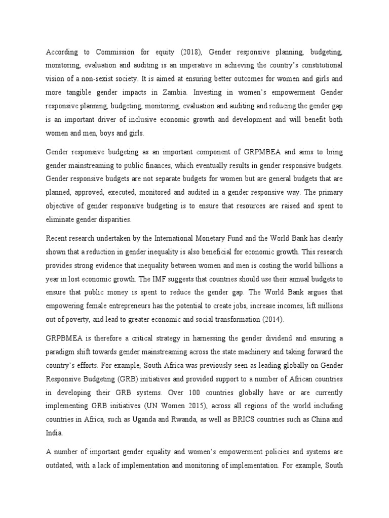 Gender Responsiveness | PDF | Gender Studies | Gender