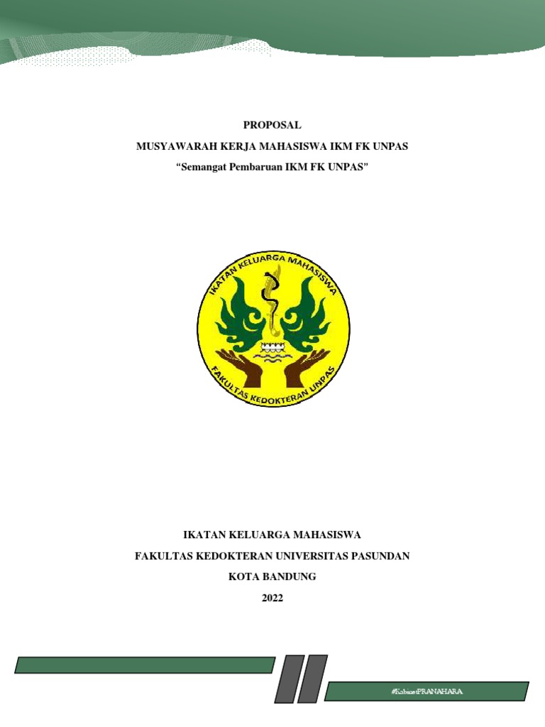 Proposal Musker Ikm FK Unpas 2022-2023 | PDF