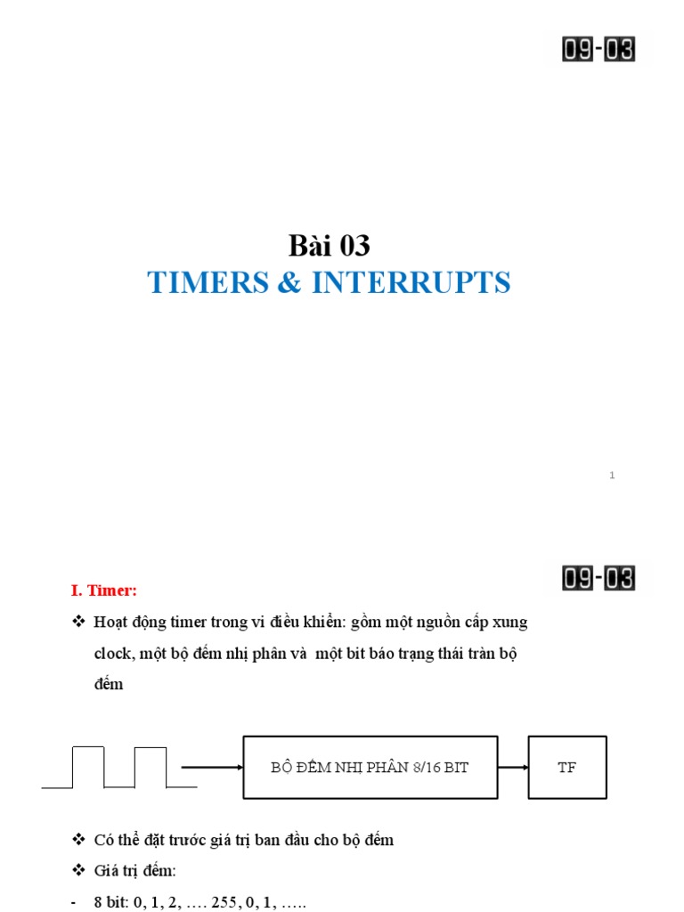 (123doc) - Vdk03-Timer-Interrupts-Thangtv | PDF