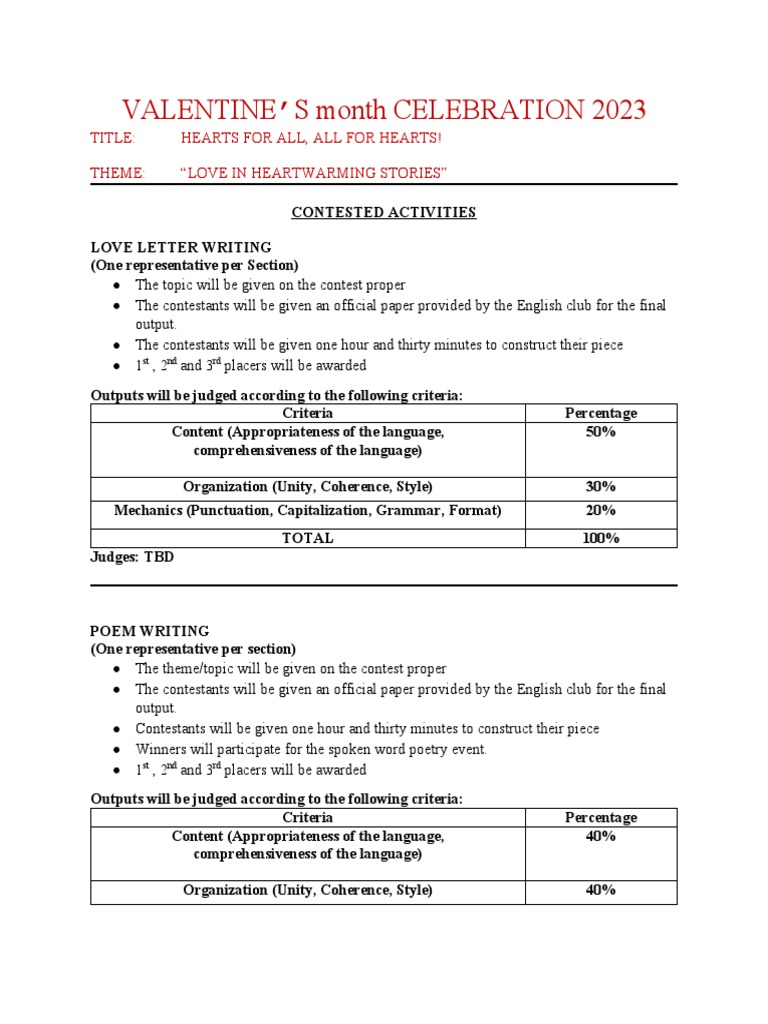 Hearts for All, All for Hearts!: A Celebration of Love Through Creative ...