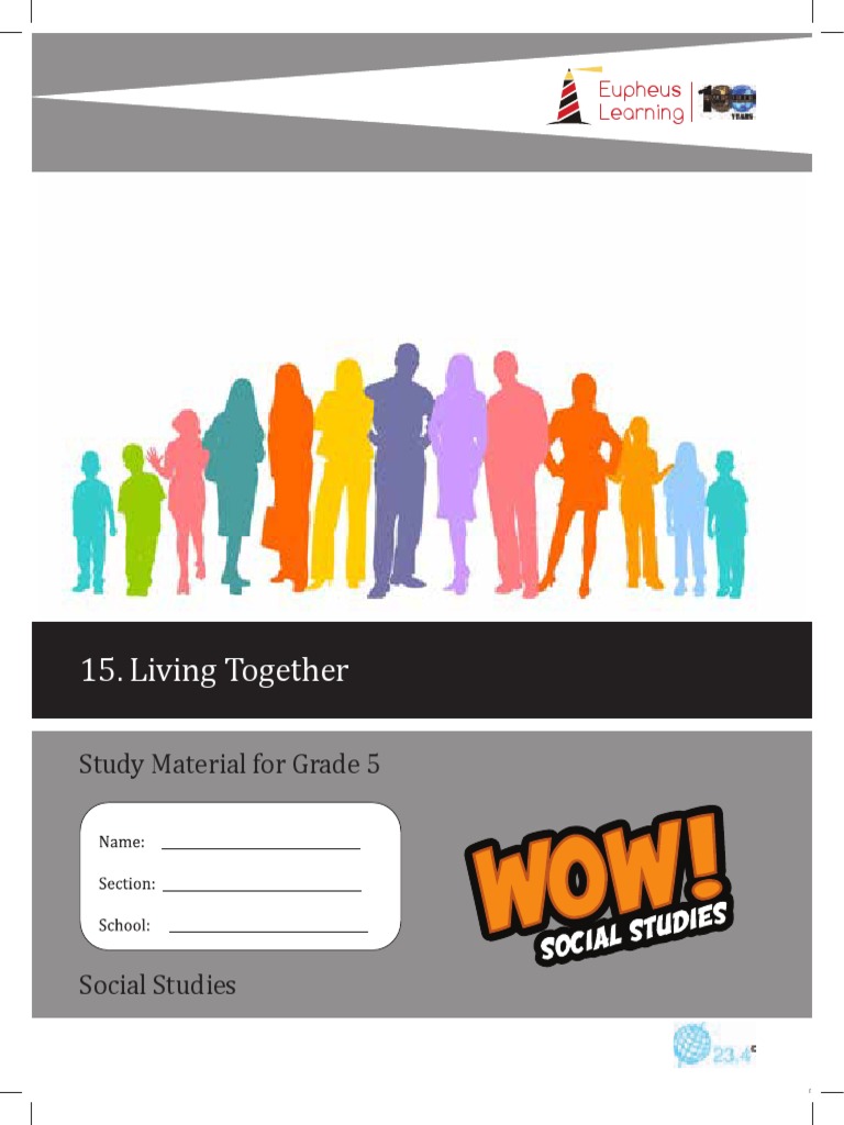 Grade 5 Social Studies: Living Together | PDF | Human | Village