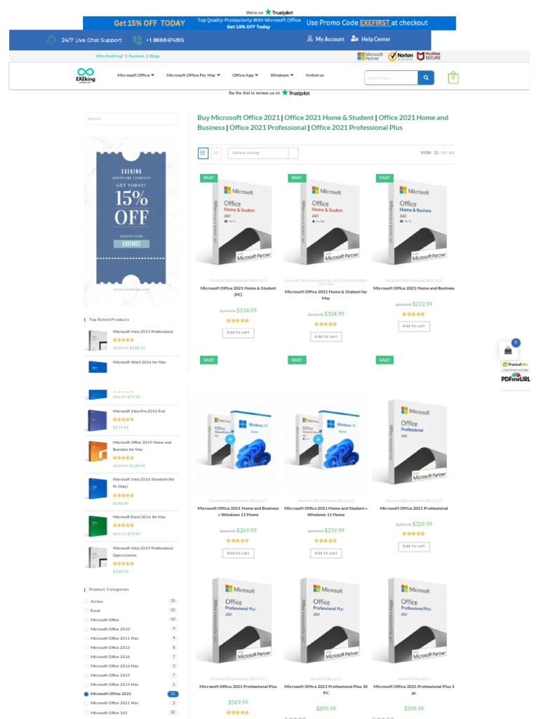 Buy Microsoft Office 2021 - Get 15% Discount at Checkout | PDF ...
