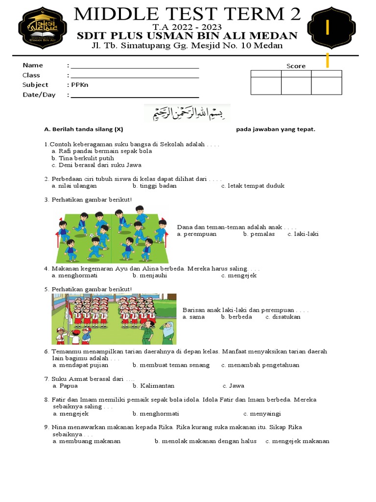 UTS PPKN Term 2 Revisi | PDF