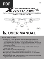 RCPRO PRO26 Drone User Manual | PDF | Rechargeable Battery | Battery ...