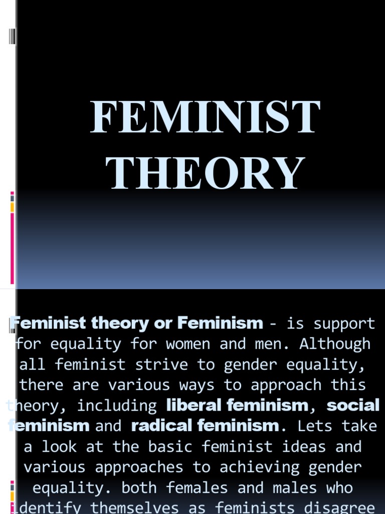 Feminist Theory | PDF | Gender Studies | Feminism