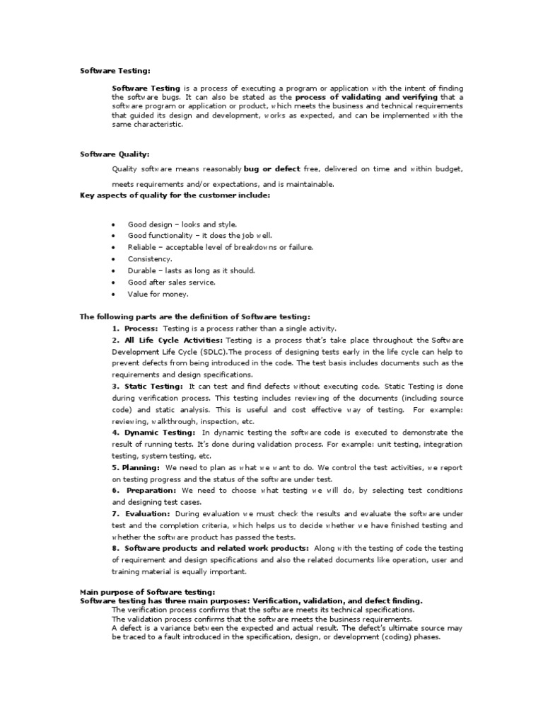 New Manual Notes | PDF | Software Testing | Unit Testing