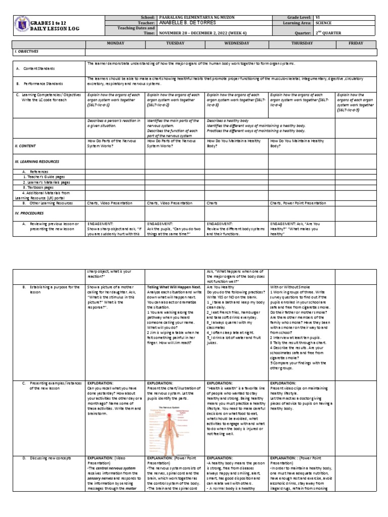 Exploring the Interconnected Systems of the Human Body | PDF | Central ...